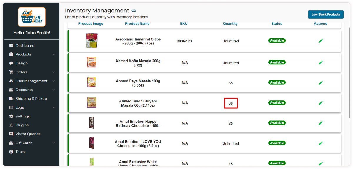 Inventory Management for your online business - Centizen Inc