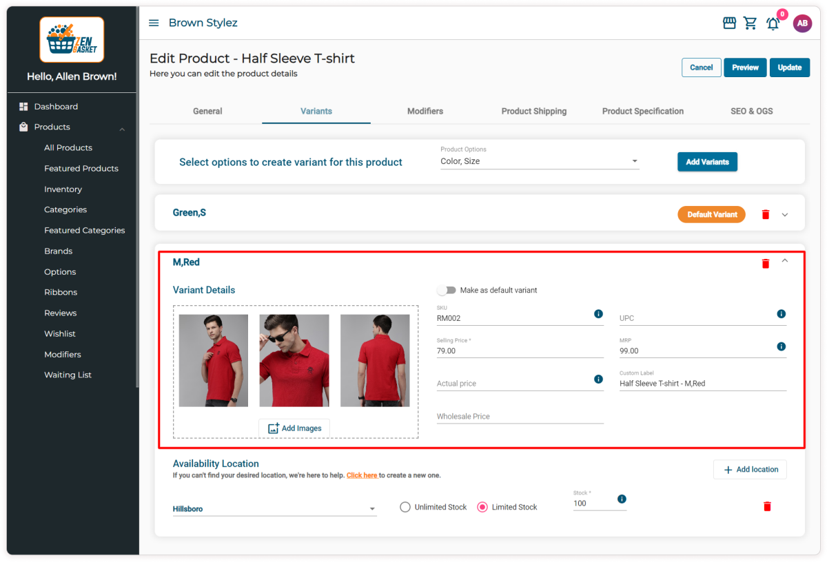 Product Variant Implementation for Increased Revenue - Centizen Inc