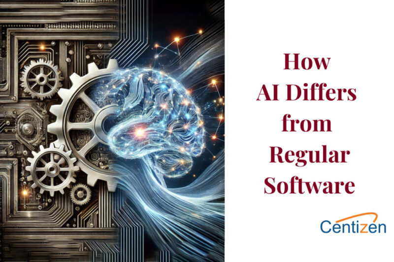 How AI Differs from Regular Software - Centizen Inc